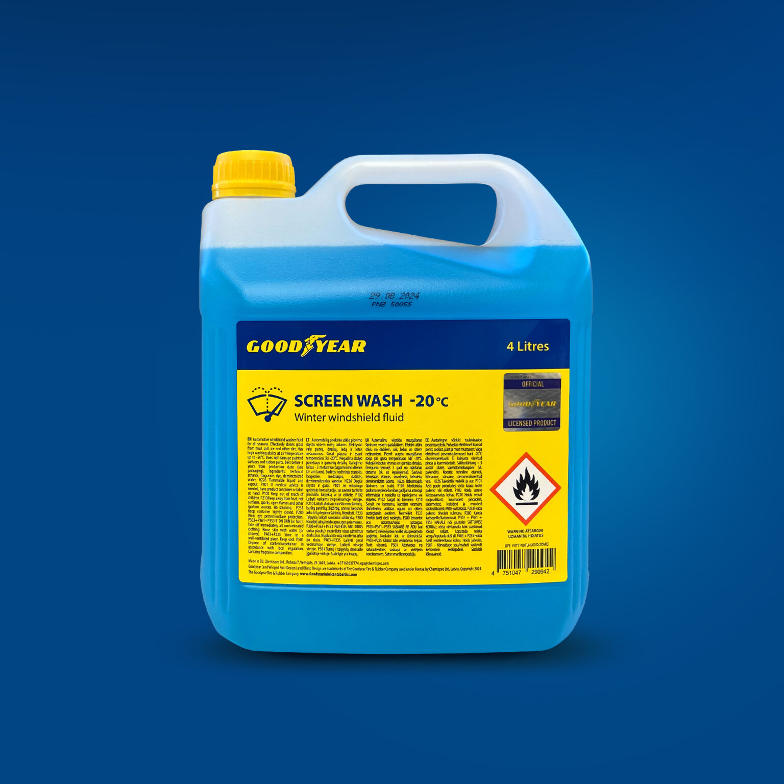 GOODYEAR SCREEN WASH -20C | Goodyear Lubricants Baltics